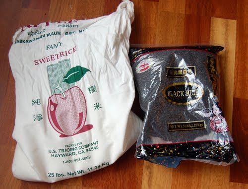 Hmong Can Cook: Purple Sticky Rice with Coconut Milk