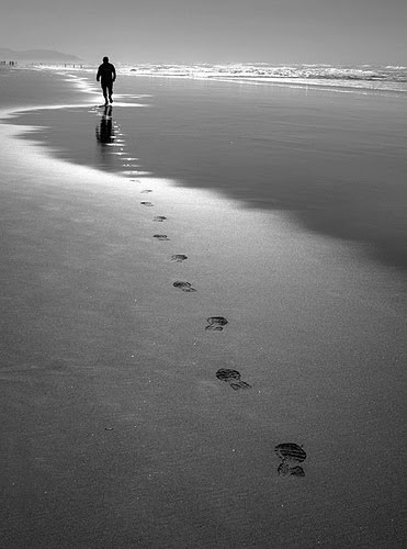 a walk with You: In His footsteps