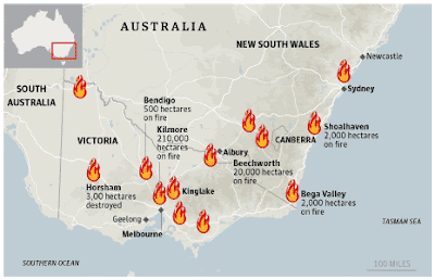 From Australia to Italy - and back: Bush fires in Victoria