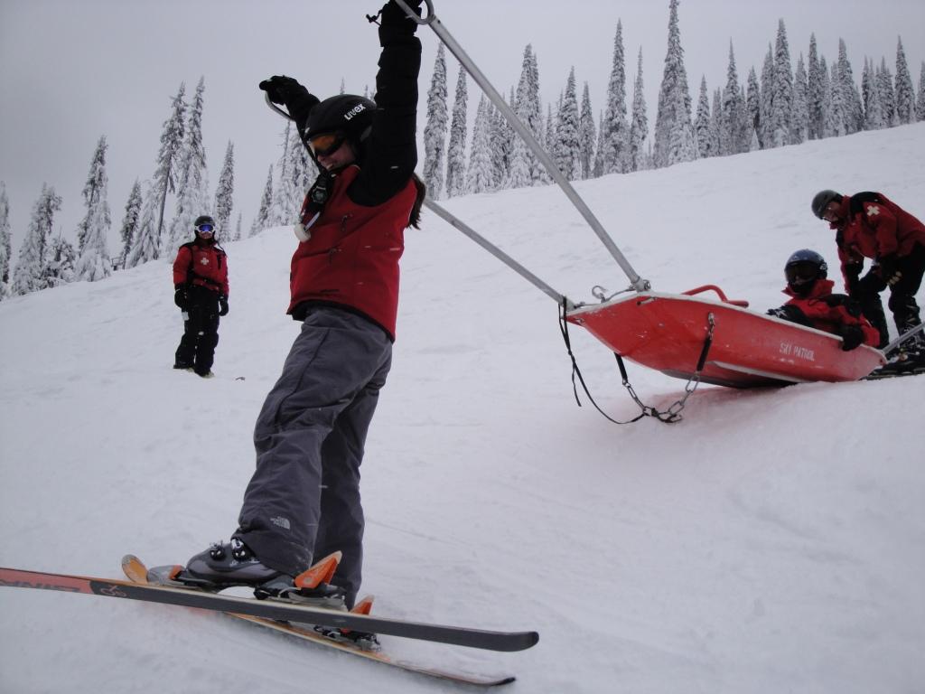 Loup Loup Ski Patrol: Toboggan Training: Pics and Reminder