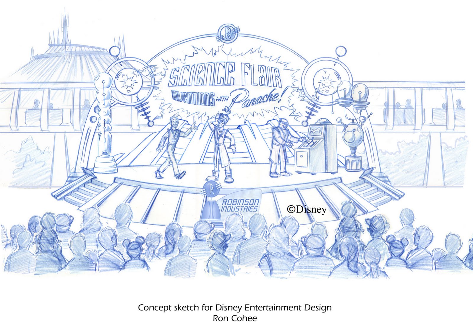 Ron Cohee Portfolio : Concepts for Tomorrowland stage show