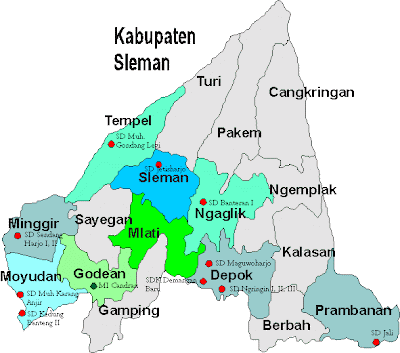 Wisata Sleman: Wilayah Kabupaten Sleman
