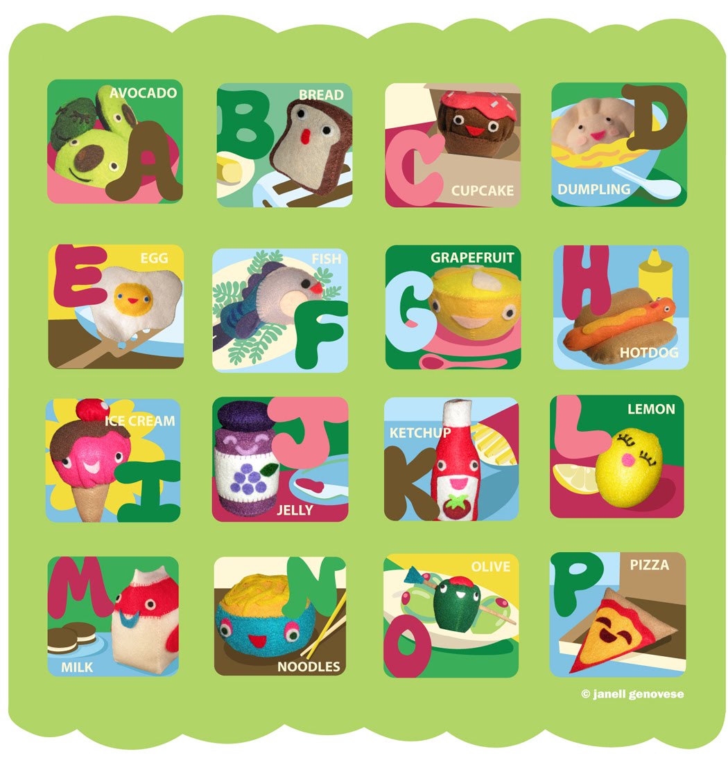 Janell Genovese: A to Z food book idea
