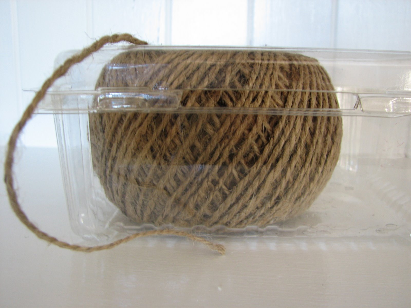 bountifully: Tips and Tricks: Twine dispenser