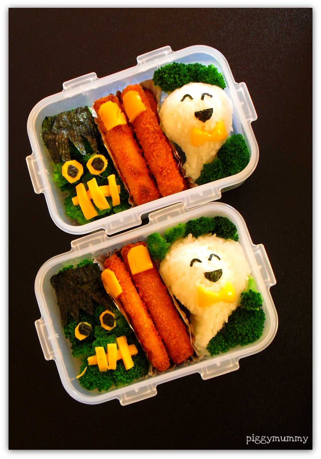 Mom's Crazy Kitchen: Halloween Bento!
