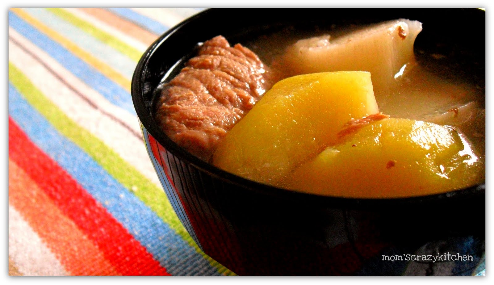 Mom's Crazy Kitchen: Chayote and Fresh Chinese Yam Soup