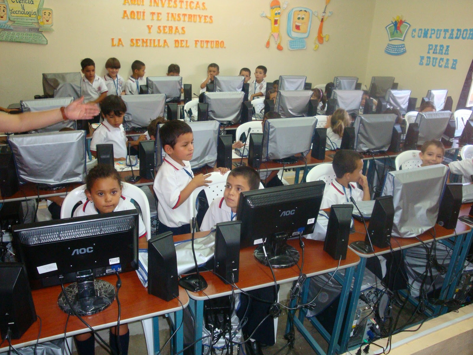 computadores en la escuela: uso del computador en la escuela