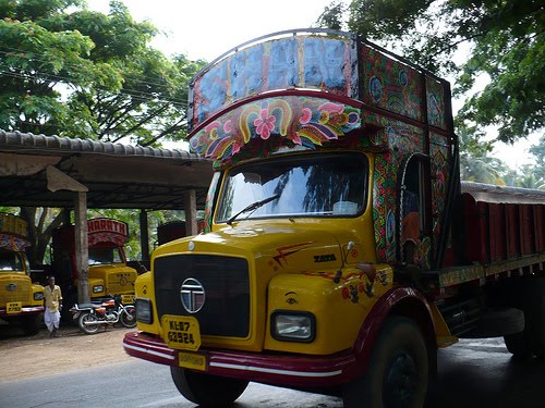 Kerala : God's Own Country: Hand-painted Lorries of Kerala.