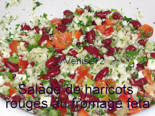 Les découvertes de Venise: Salade de haricots rouges au fromage feta