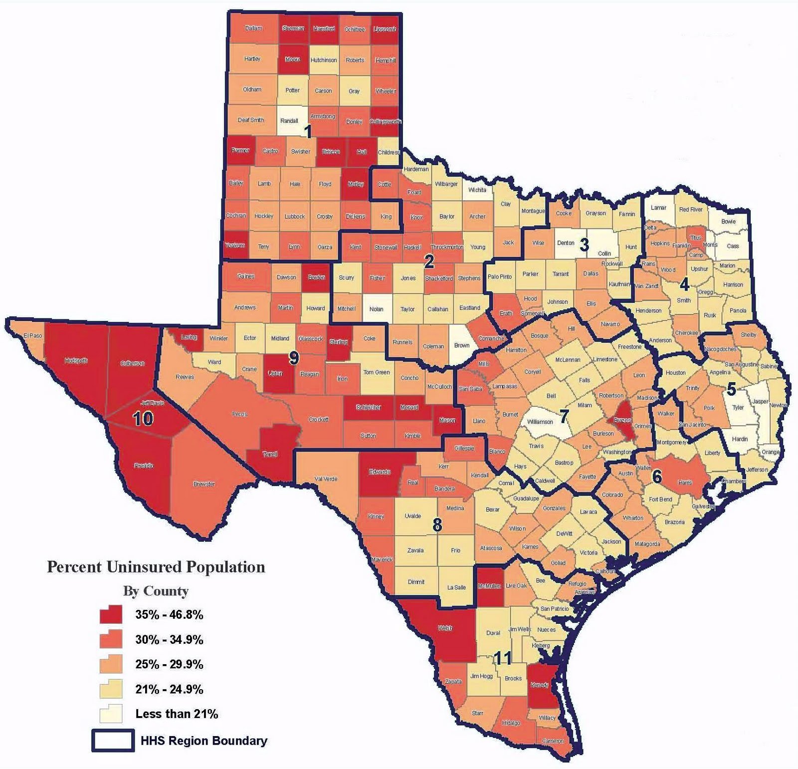 Live it, Love it, and Bleed it: Statistical map