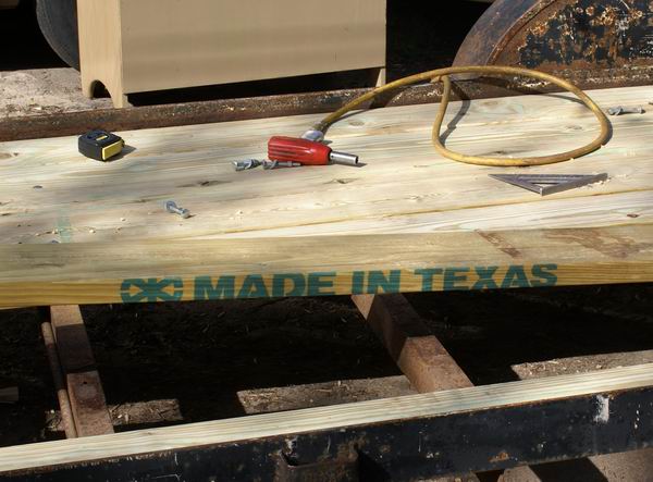 Hogs and Roses: Redecking the Trailer