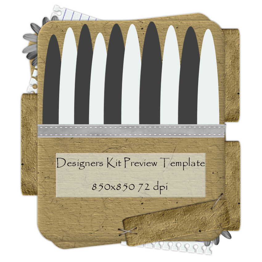 Janessa's Creations: Designer Kit Preview Templates-Freebie