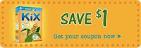 $1.00 Printable Kix Coupon - Gather Lemons