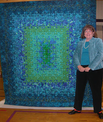 My Mom Quilted This: Blue Lagoon Quilt