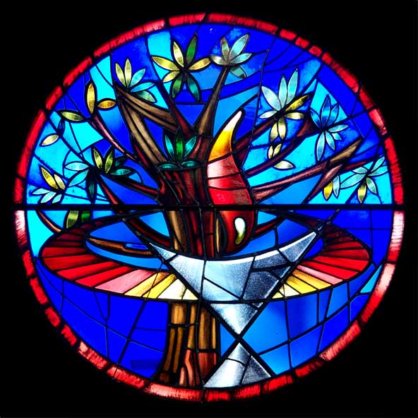 Artspace111: Artist Eric Stevens Helps Design Stained Glass Window