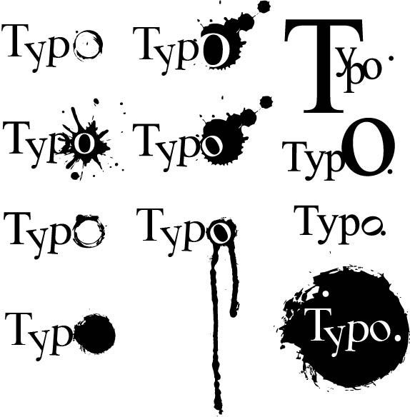Primitive Objects: Typo logo design experiments #1
