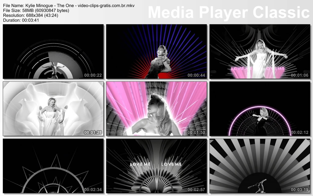 Vdeo Clipe HD: Video Clip - Kylie Minogue - The One