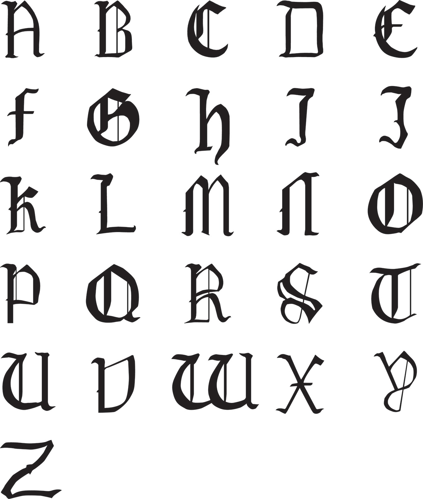 Splice | hybrid font: Blackletter font: Uppercase (digital)