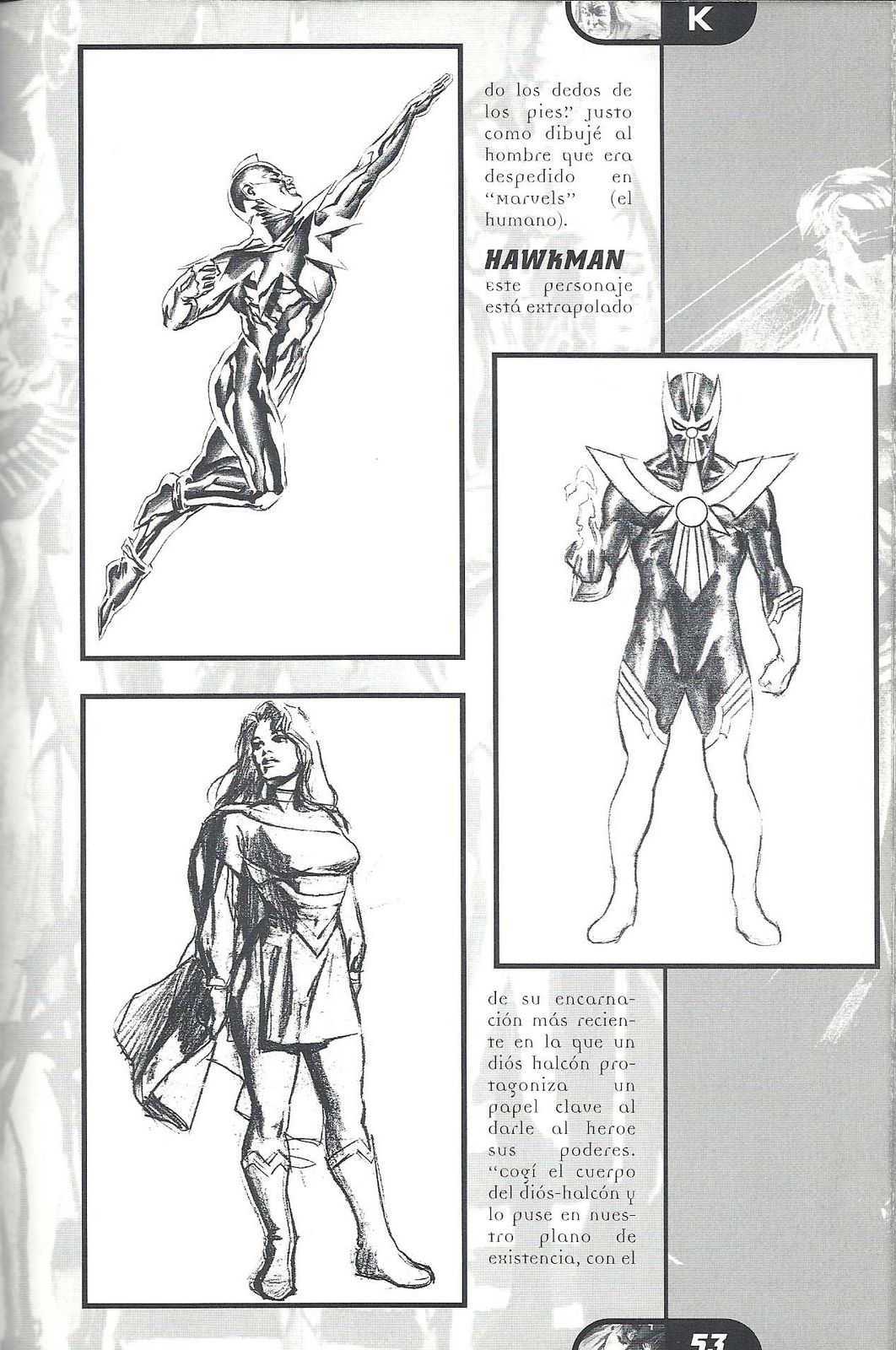SANTI NAVARRO IN MEMORIAM: ALEX ROSS SKETCHBOOK (febrero/marzo 1999)