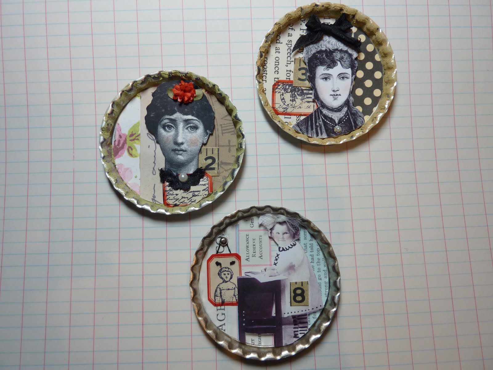 Artful Play: Oversize Bottle Caps & Place Mats