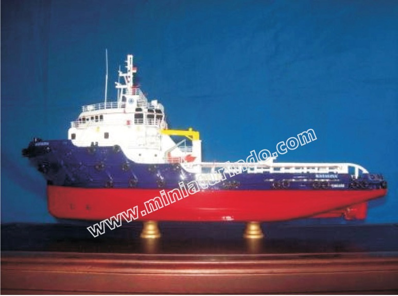 Ship Model Specialist : MINIATURINDO: Service Vessel: Anchor Handling ...