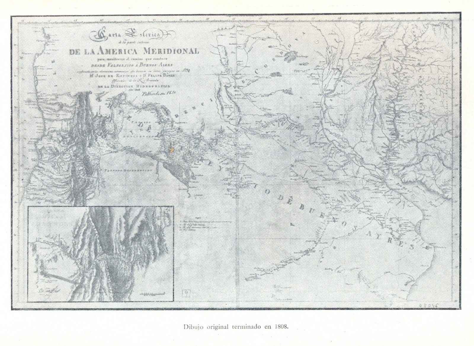 Quantulumcumque: Mapa español del territorio argentina de 1810