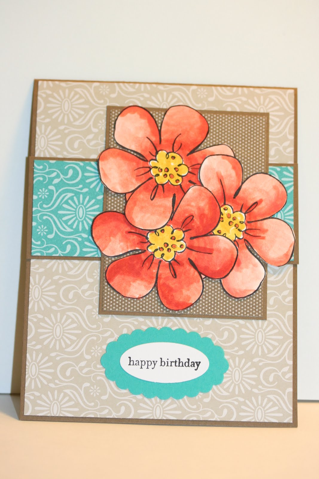 My Creative Corner!: Flower Fancy Birthday Card