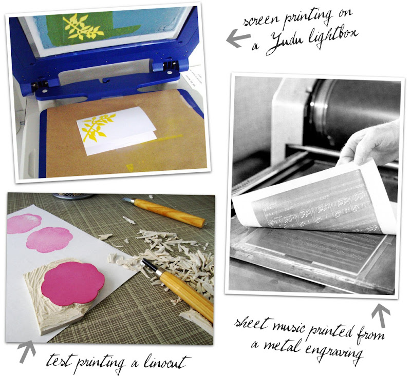 Birdcage Cards: Methods of Printmaking