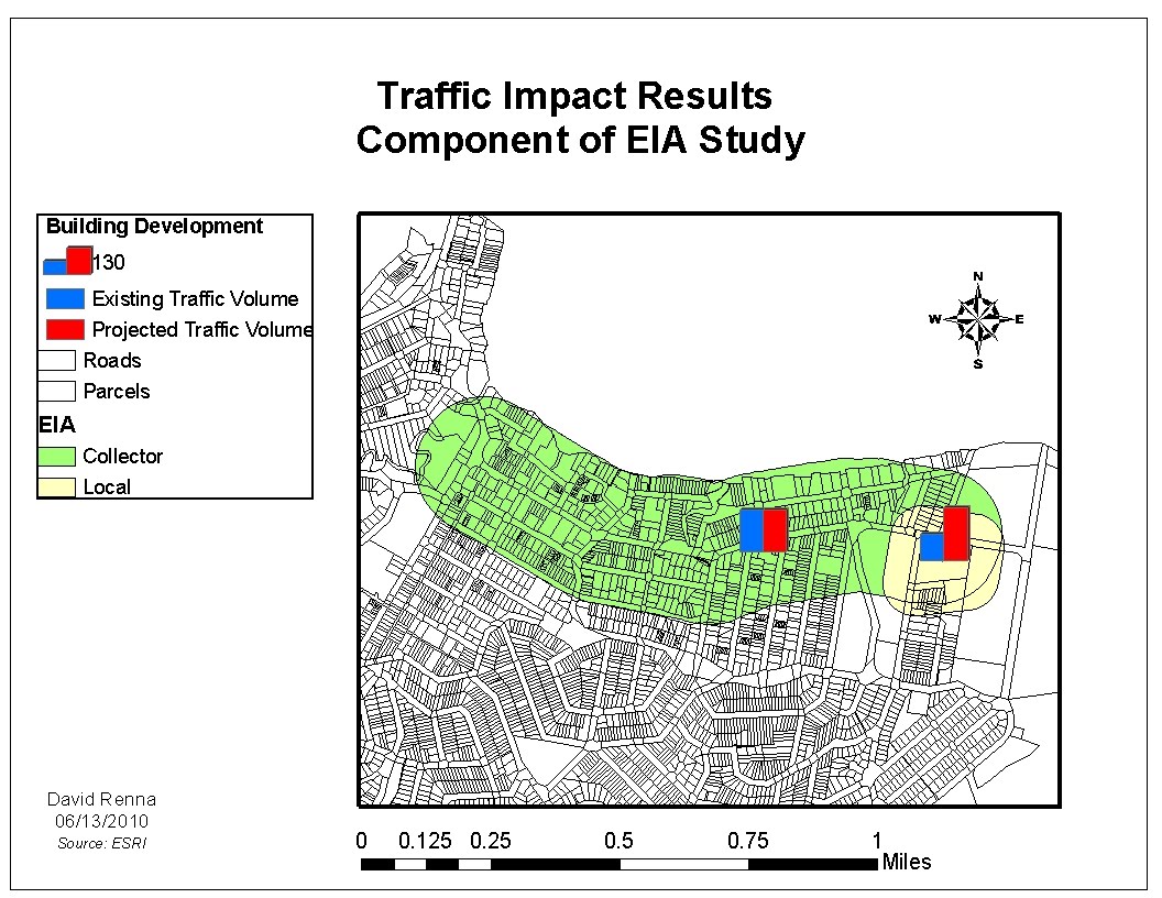 David Renna Apps in GIS: Week 5 : Urban Planning and Impact Assessment