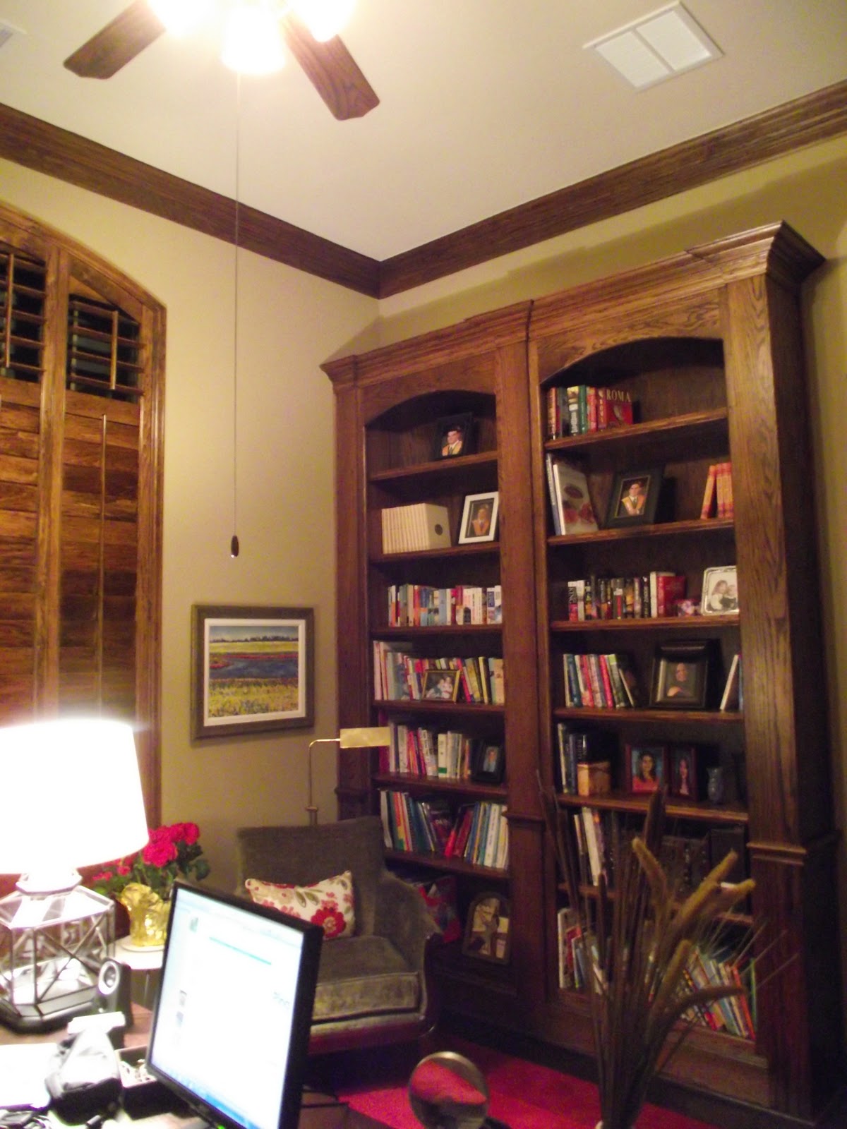 Texas to Calgary: The Office / Study / Library / Den