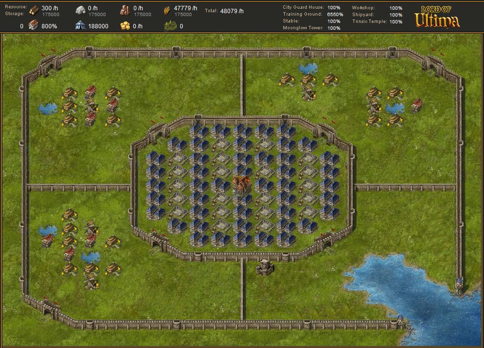 Lord of Ultima Strategy: Castle - Training Ground