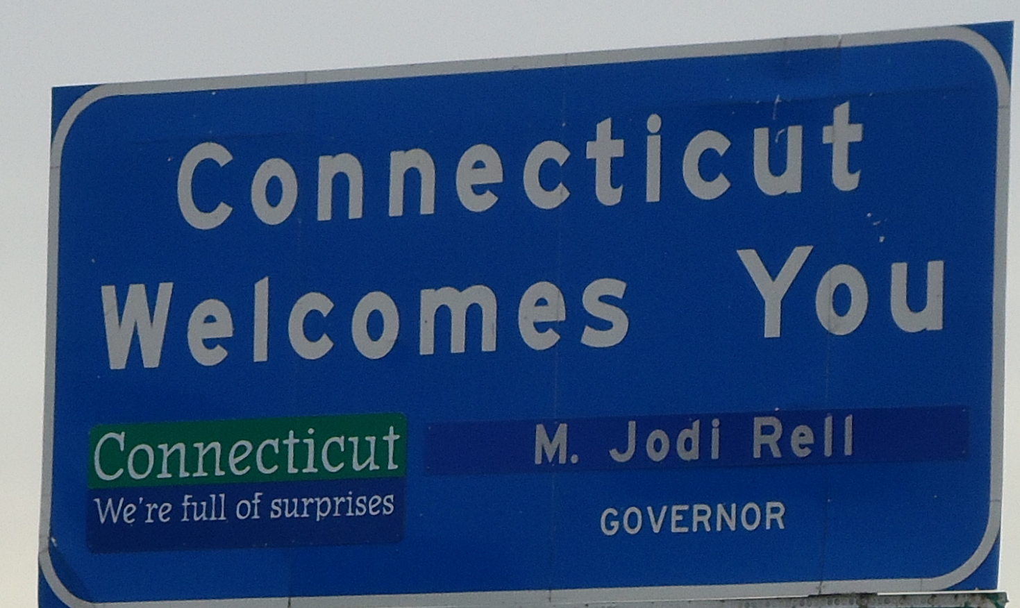 Doug's 2010 Roadtrip Blog: State Border Signs