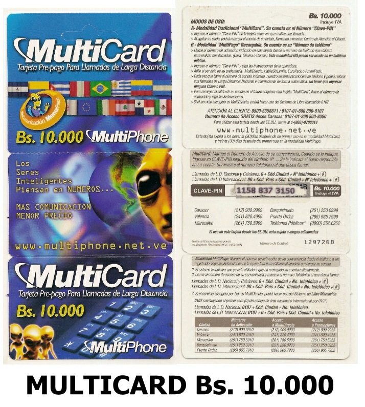 Tarjetas Coleccion: MULTICARD