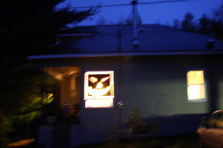 Twig and Toadstool: A Very Scary Window Treatment