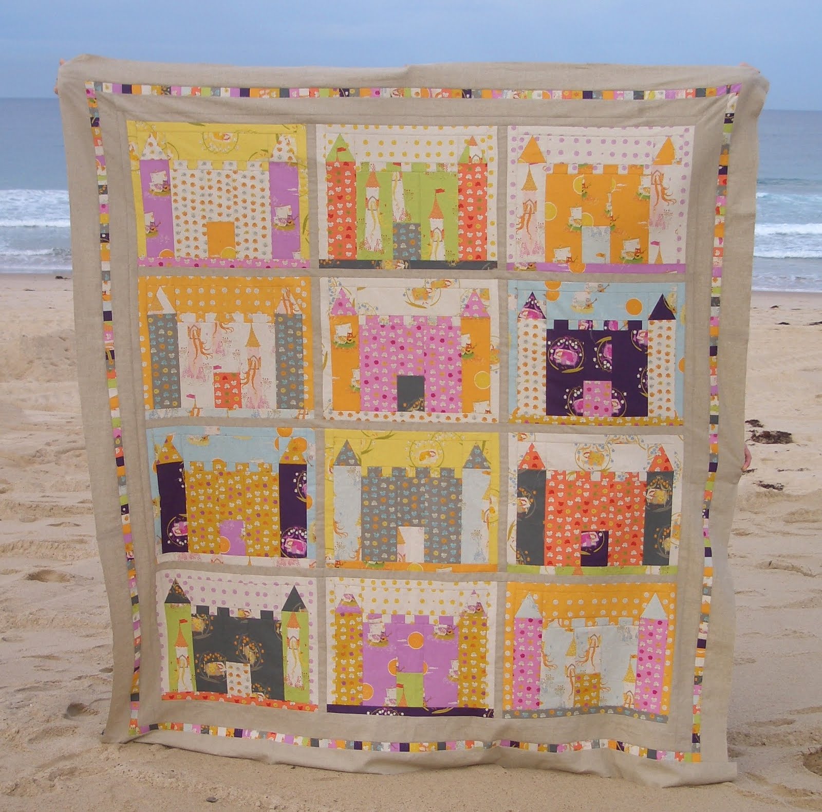 Chasing Cottons: 20% off Sand Castles Quilt Pattern on sale NOW!!