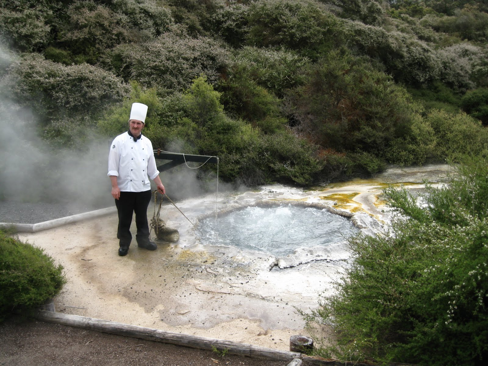 Australia/New Zealand trip: Hot springs and food