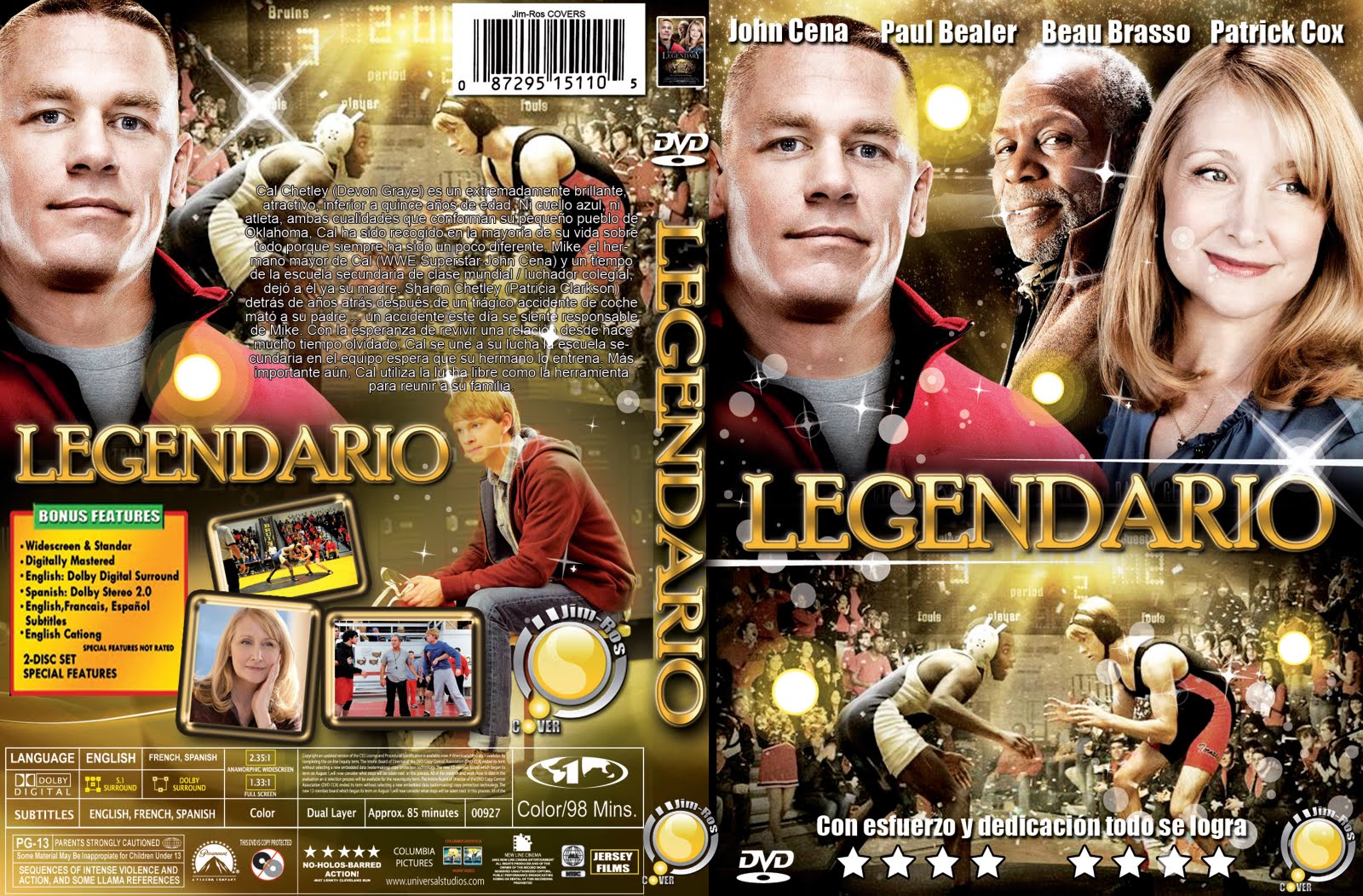 Dvd Covers Jim-Ros: Legendary (Legendario)