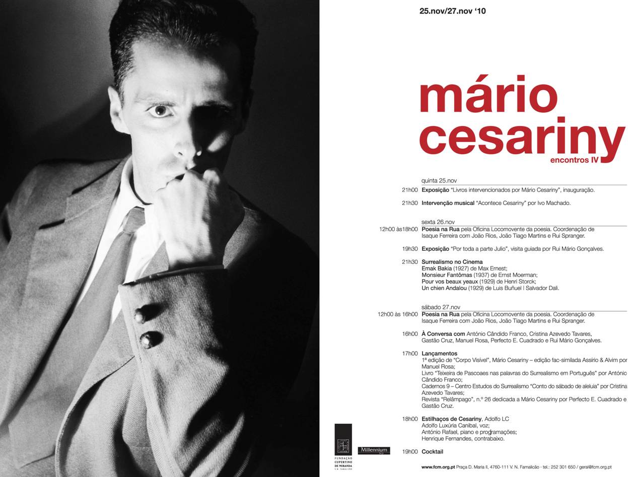 Nova Casa Portuguesa: Mário Cesariny - Encontros IV