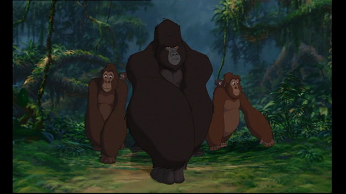 Colorful Animation Expressions: Tarzan - Kerchak: a shadowy figure (3/4)