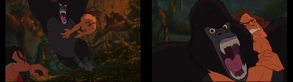 Colorful Animation Expressions: Tarzan - Kerchak: a shadowy figure (3/4)