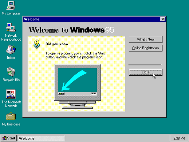 BLOglorinha: GUI Windows 1985-2009