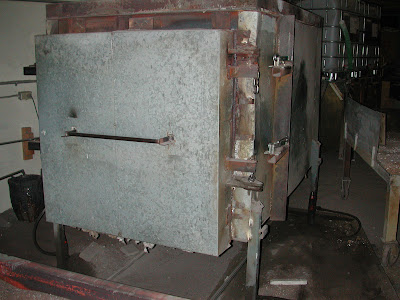 Bronze Casting: Wax burnout oven