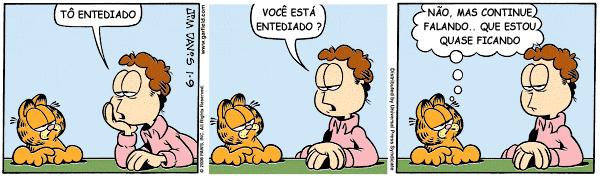 Entediado | Tirinhas do Garfield