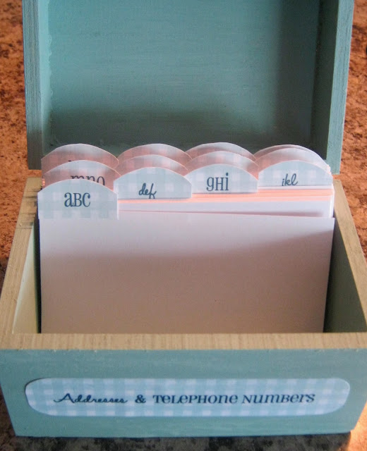 Organize Address and Phone Numbers-The Idea Room Organization Tips with ...