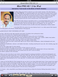 Birding Is Fun!: Review: iBird Pro HD for iPad by Jim Lyons