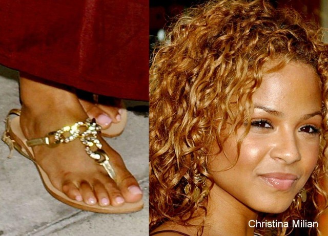 Hollywood Star Feet Christina Milian Feet