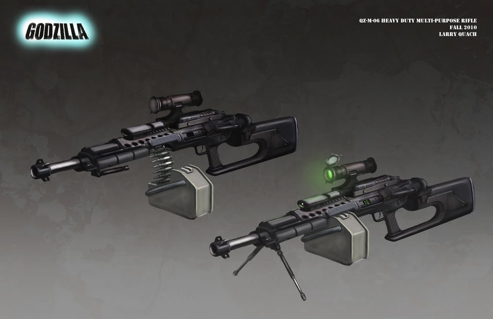 Larry T Quach's Art Blog: GODZILLA!!!