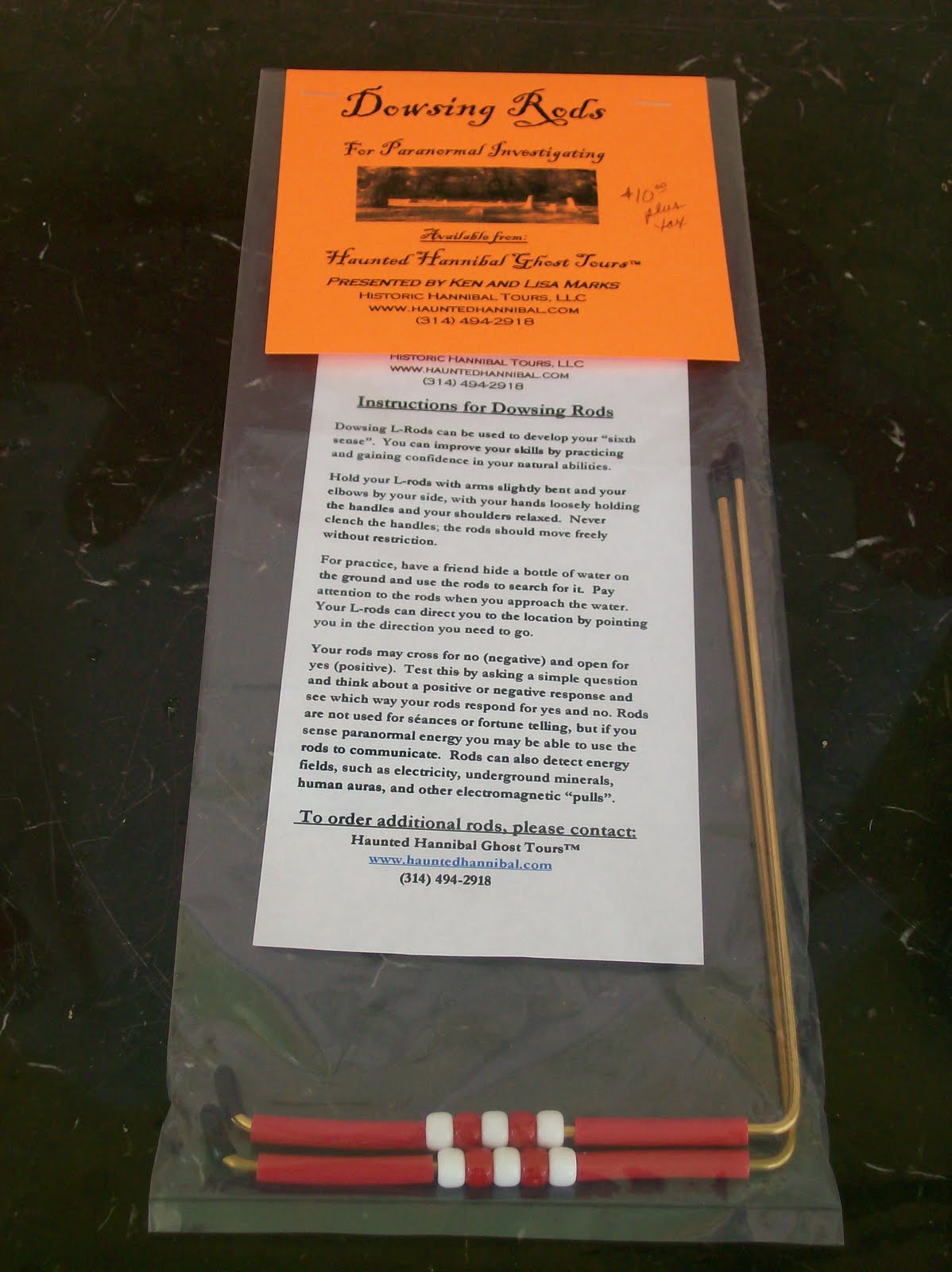 Shop Haunted Hannibal: Authentic Dowsing Rods