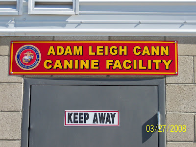 K9 HEROES: Adam Leigh Cann Canine Facility Dedication Ceremony 3/28/08