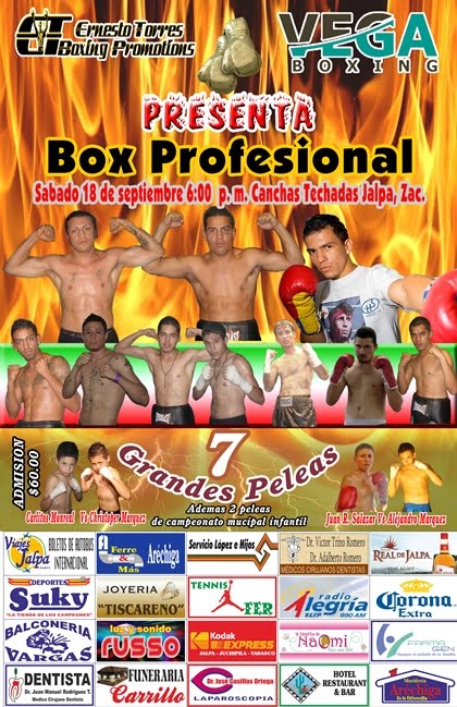 ET Boxing Promotions: ET Boxing Promotions & Vega Boxing Presentan ...